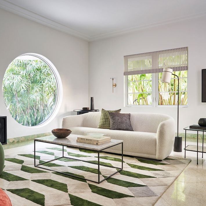 Faceted Tile Rug | West Elm