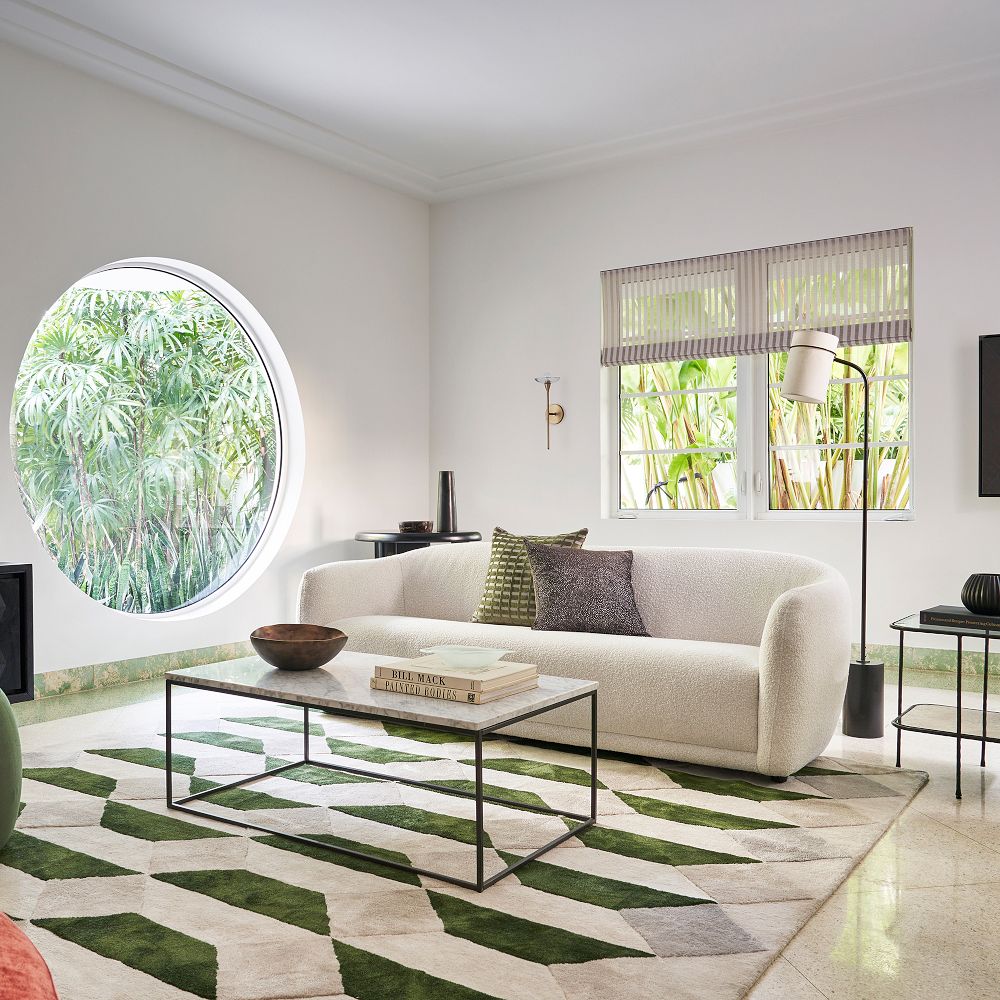 Faceted Tile Rug | West Elm