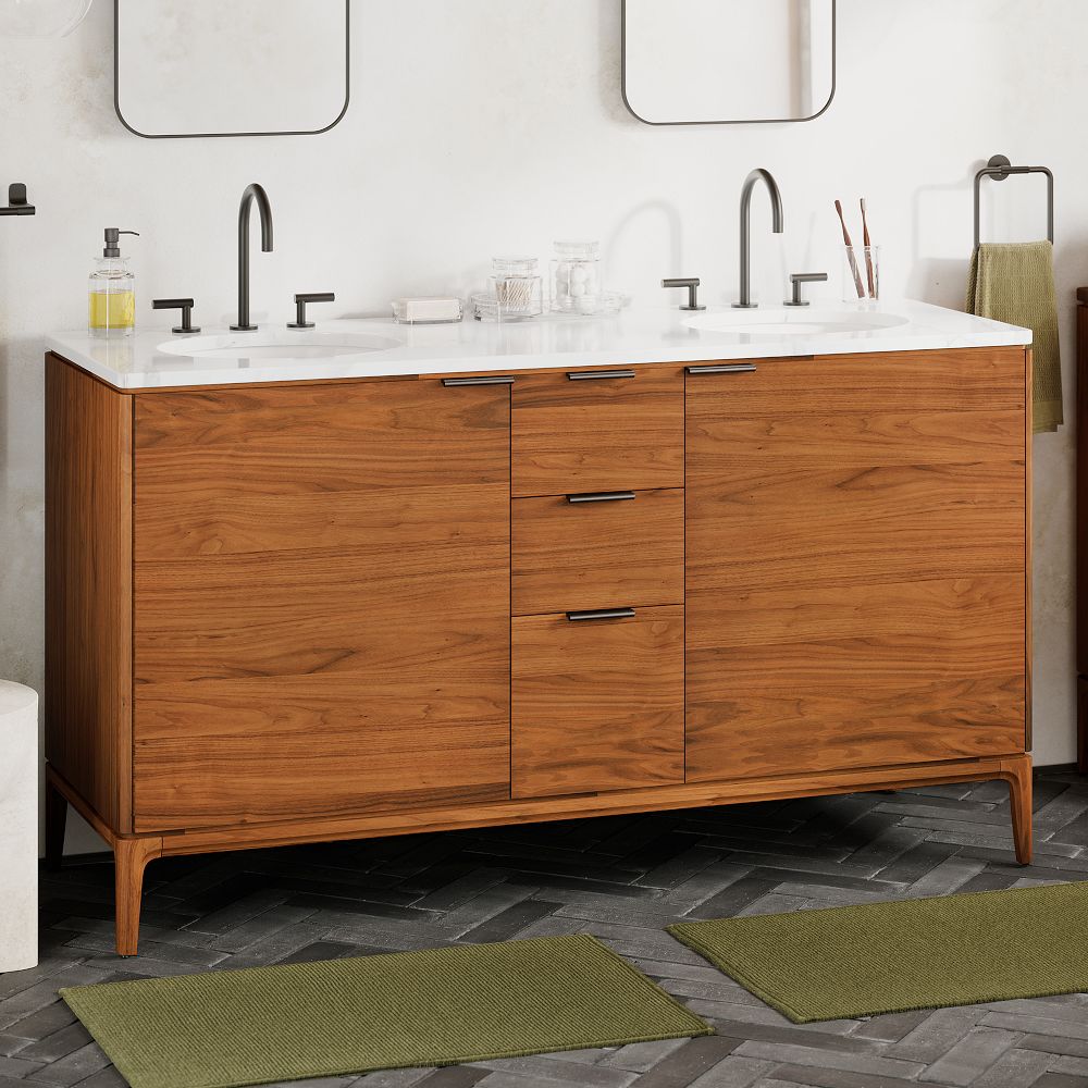 Parker Double Bathroom Vanity (63") | West Elm