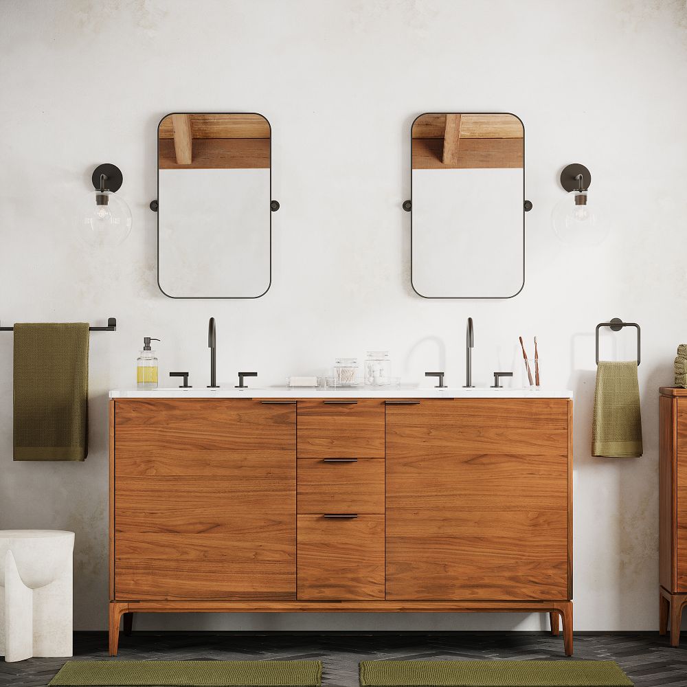 Parker Double Bathroom Vanity (63") | West Elm