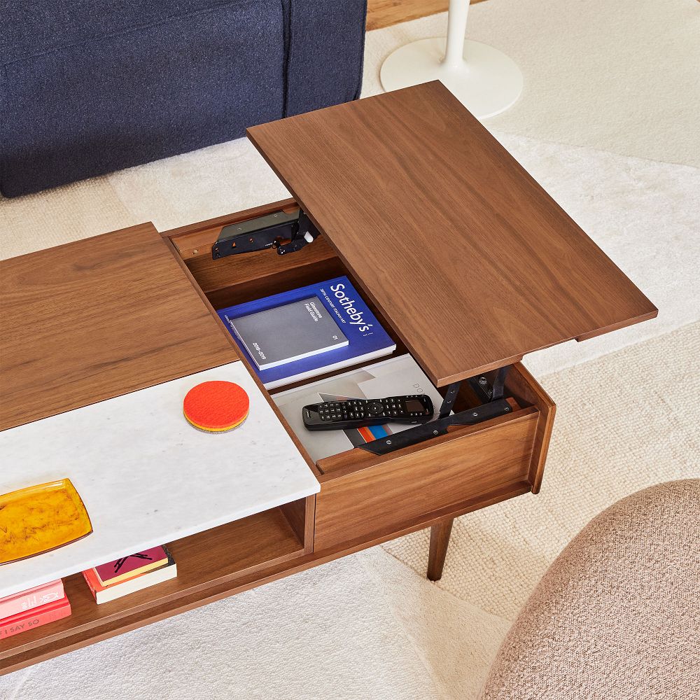 Mid-Century Pop-Up Coffee Table | Modern Living Room Furniture | West Elm