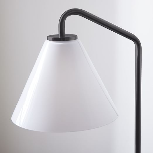 Sculptural Cone Table Lamp | Modern Light Fixtures | West Elm