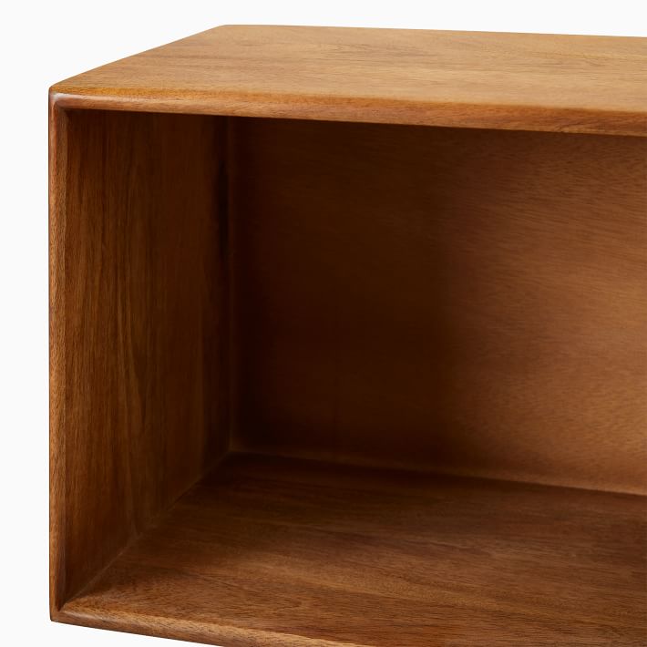 Anton Open & Closed Floating Storage Cubbies (32") | West Elm