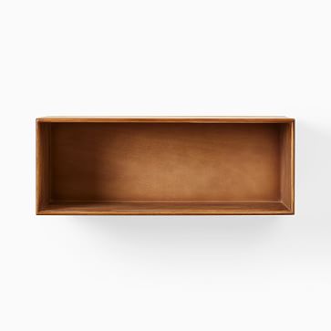 Anton Open & Closed Floating Storage Cubbies (32") | West Elm