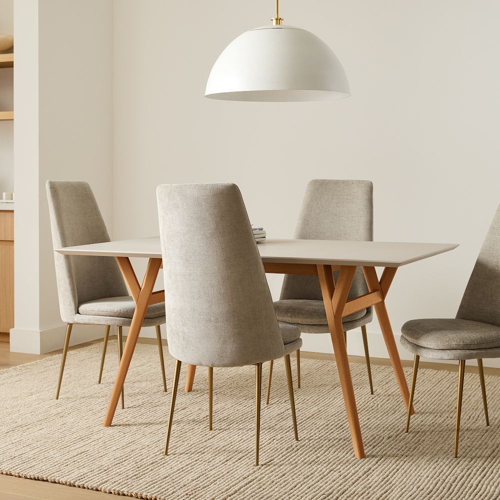 Finley High-Back Upholstered Dining Chair | West Elm