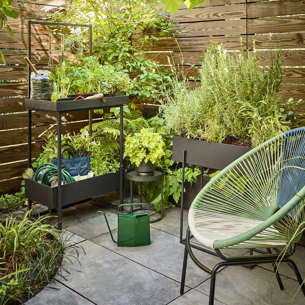 Streamline Metal Indoor/Outdoor Planters | West Elm