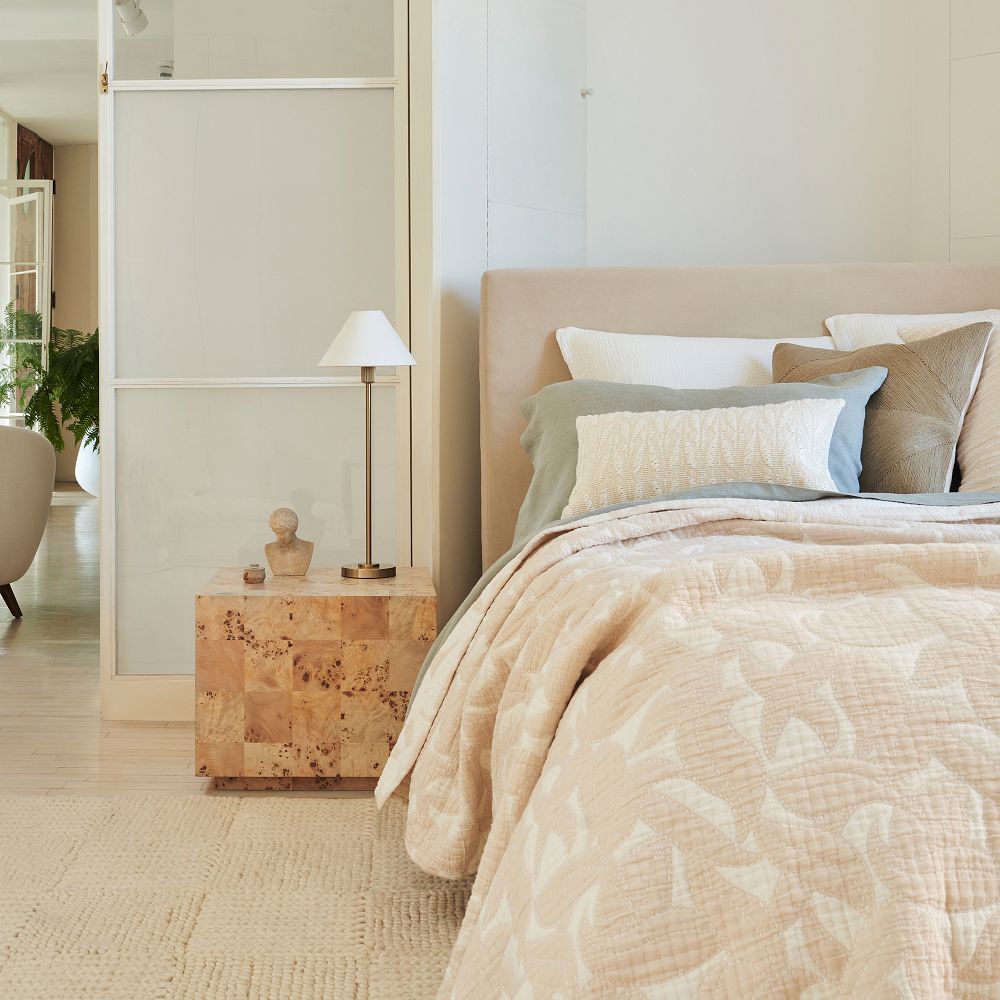 Emmett Non-Tufted Low Profile Bed | West Elm