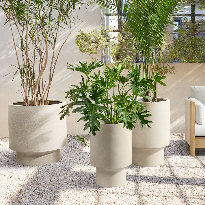 Open Box: Bishop Ficonstone Indoor/Outdoor Planters | West Elm