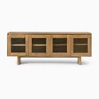 Anton Glass Media Console (68"–80") | West Elm