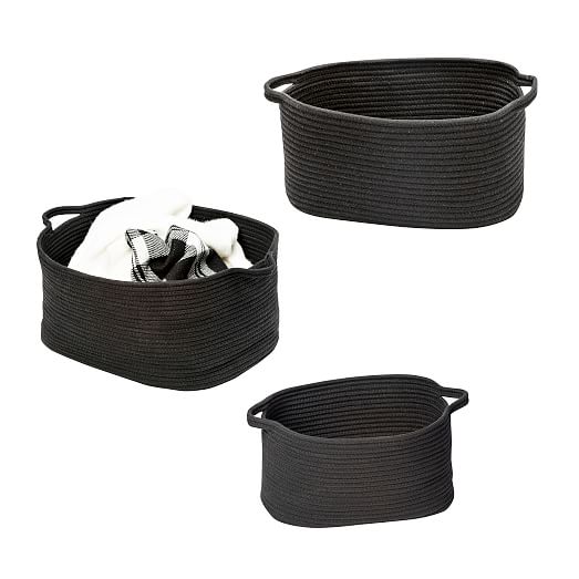 Cotton Nested Baskets (Set of 3) | West Elm