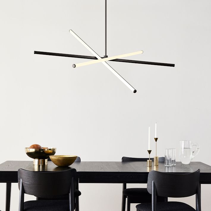 Light Rods LED Chandelier (38"–55") | West Elm