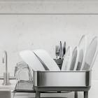 simplehuman Kitchen Compact Steel Frame Dish Rack | West Elm