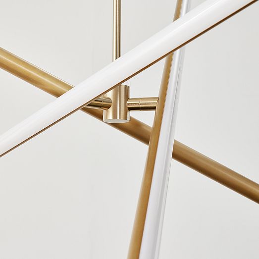 Light Rods LED Chandelier (38"–55") | West Elm