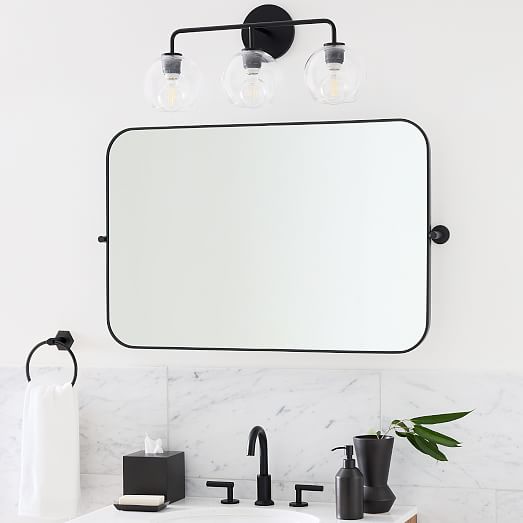 Metal Frame Pivot Mirror - Landscape | West Elm