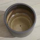 Fluted Ceramic Indoor/Outdoor Planters | West Elm