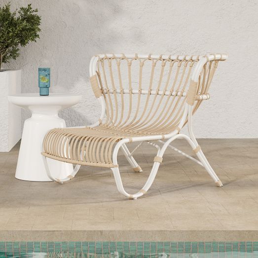 Outdoor Aluminum Lounge Chair | West Elm