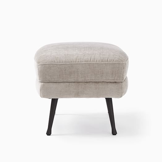 Lucia Ottoman - Metal Legs | West Elm