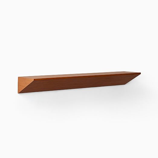 Floating Wedge Wall Shelves - Acorn | West Elm