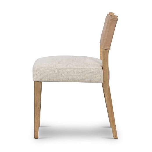 Leather-Backed Dining Chair | West Elm