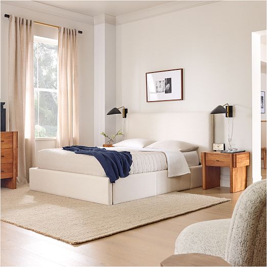 Freya Flange Side Storage Bed | West Elm