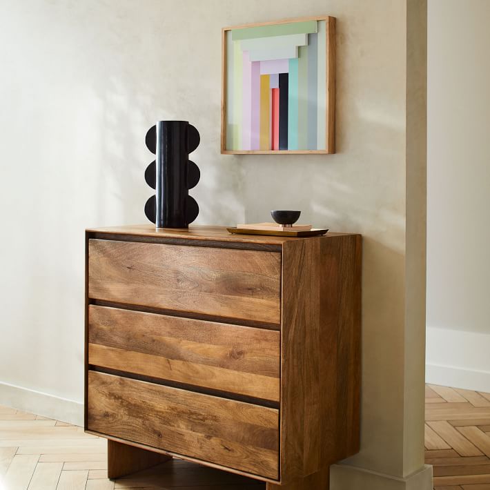Colorblock Lacquer Square Dimensional Wall Art by Margo Selby | West Elm
