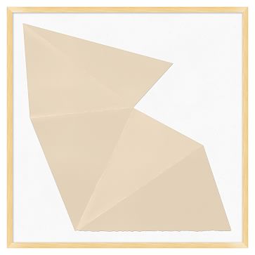 Folded Flash Paper I Framed Wall Art | West Elm