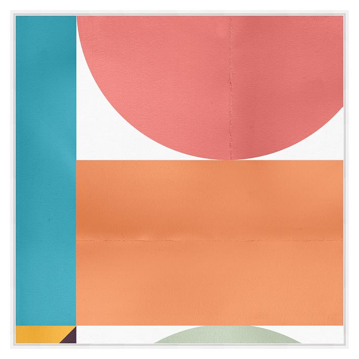 Color Block Design II Framed Wall Art | West Elm