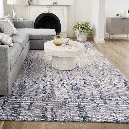 Distressed Foliage Rug | West Elm
