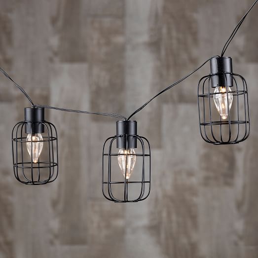 Solar 10L String Light - Rectangular | West Elm