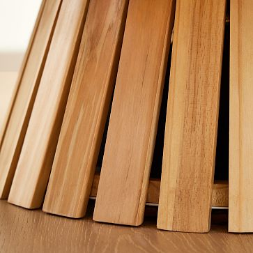 Slated Wood Tree Collar | West Elm