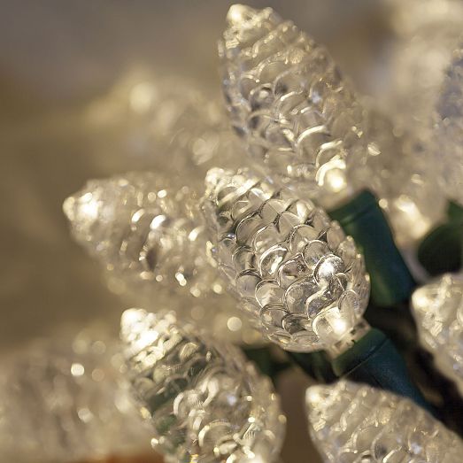 LED Pine Cone Lights | West Elm