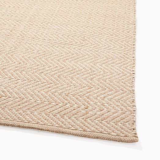 Rope Herringbone Outdoor Rug | West Elm