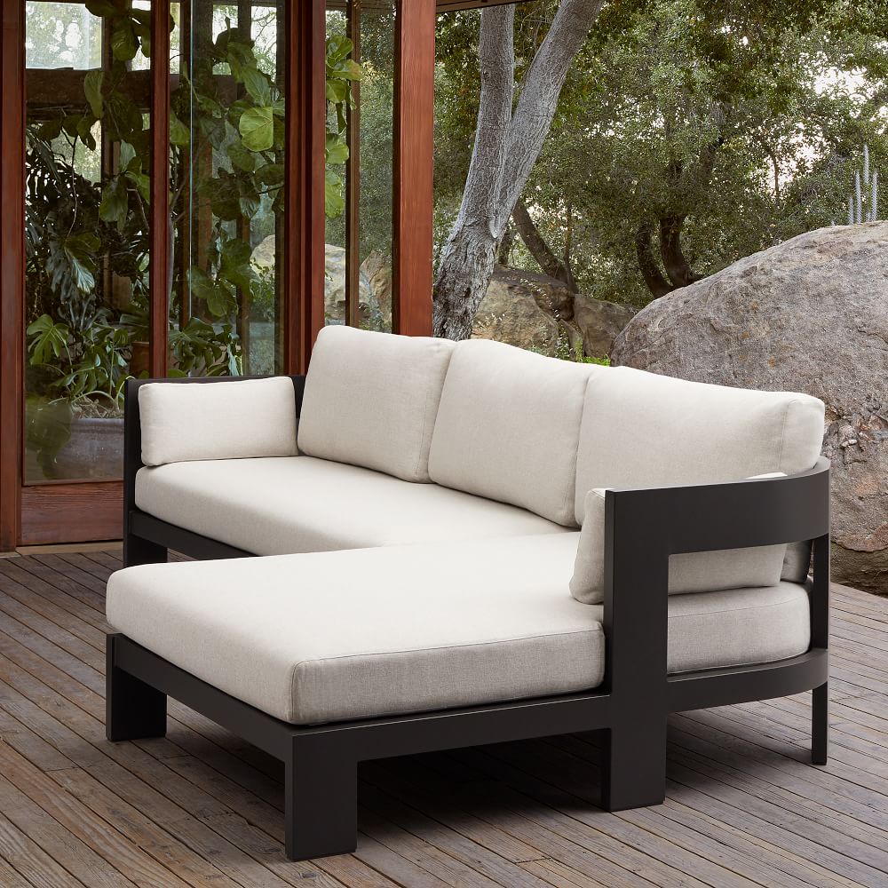 Build Your Own - Caldera Aluminum Outdoor Sectional | West Elm
