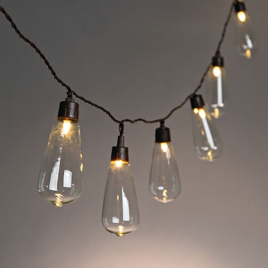 Solar LED String Lights | West Elm