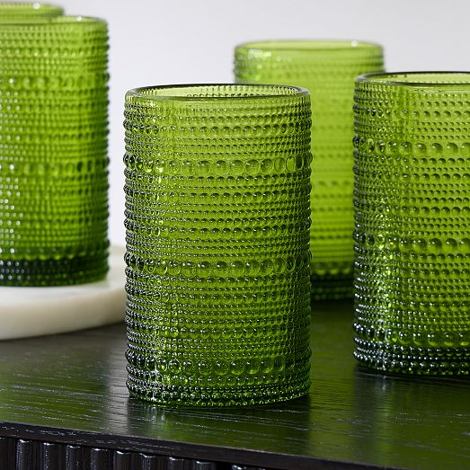 Jupiter Beaded Drinking Glass (Set of 6) | West Elm