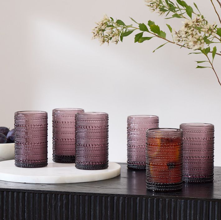 Jupiter Beaded Drinking Glass (Set of 6) | West Elm