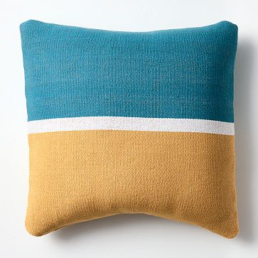 Colorblock Indoor/Outdoor Pillow | West Elm