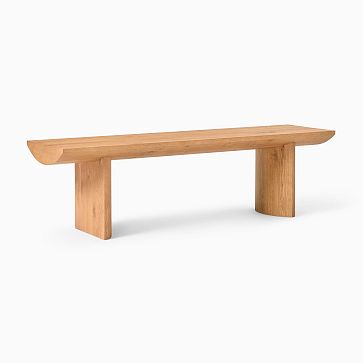 Lodge Legs Dining Bench (68"–76") | West Elm