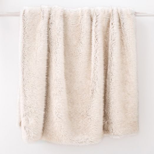 Faux Fox Fur Throw | West Elm