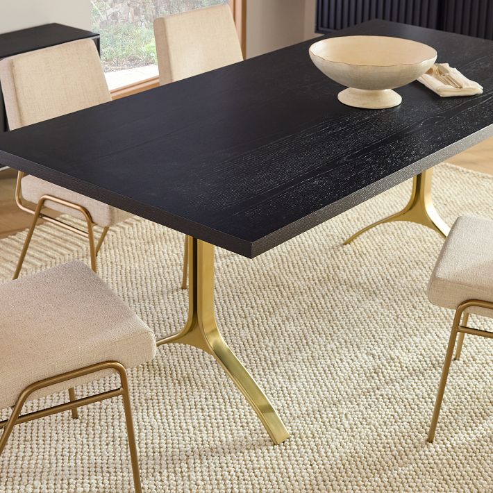 Avery Wishbone Dining Table (74", 94") | West Elm