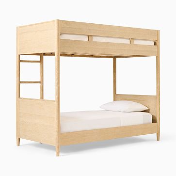 Mid-Century Twin Bunk Bed | West Elm