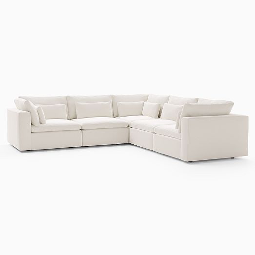 Harmony Modular 5-Piece L-Shaped Sectional (120") | West Elm