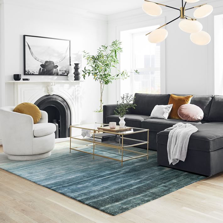 Painted Ombre Rug | West Elm