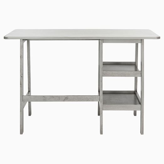 Modern Open Shelf Desk (49") | West Elm