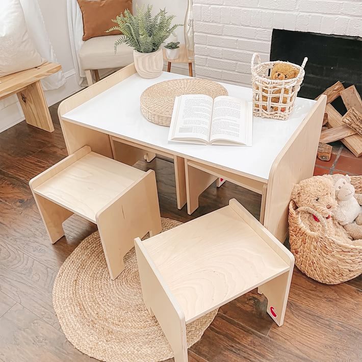 Studio Duc Juno Playtable & Stools | West Elm