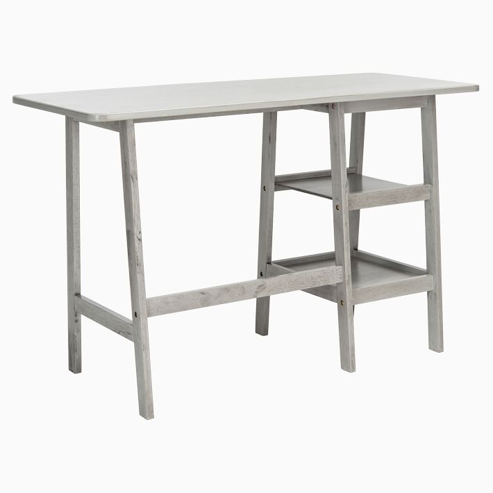 Modern Open Shelf Desk (49") | West Elm