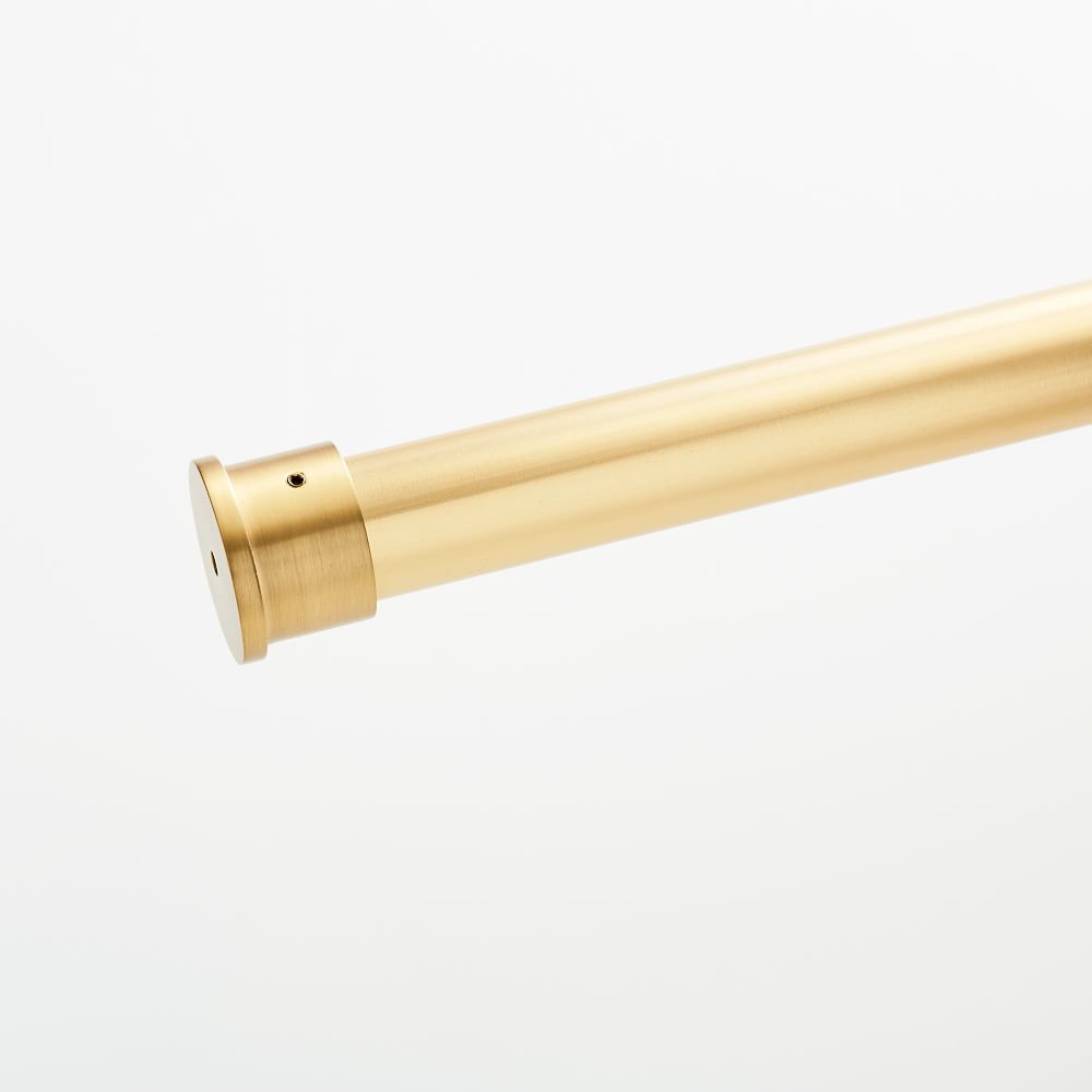 Inside Mount Curtain Rod - Antique Brass | West Elm