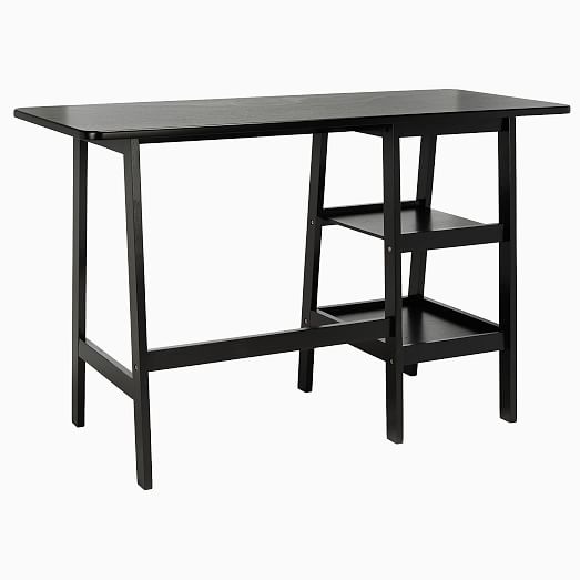 Modern Open Shelf Desk (49") | West Elm