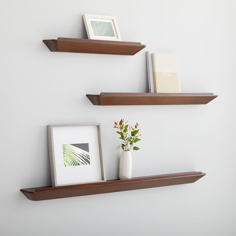 Slim Floating Picture Ledges | West Elm