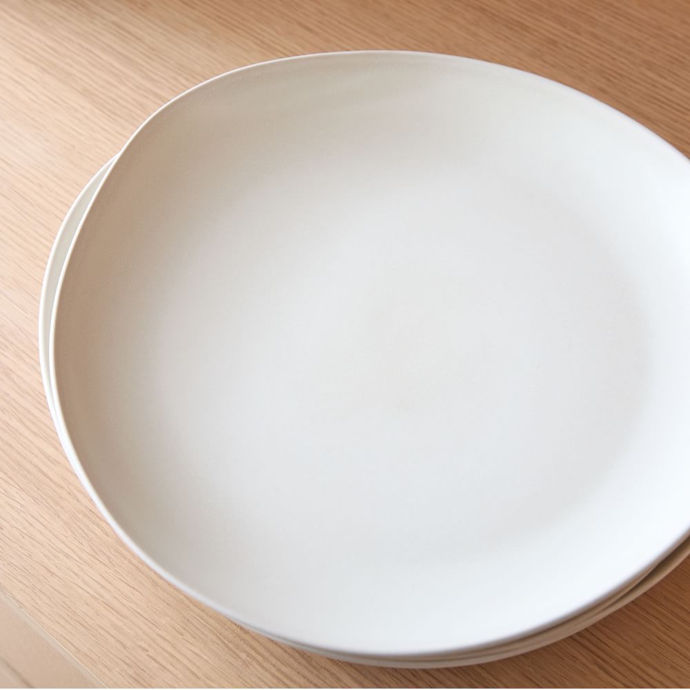 Organic Matte Stoneware Dinner Plate Sets | West Elm